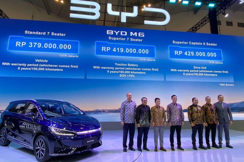 BYD M6 Diluncurkan di GIIAS 2024, MPV Listrik Pertama untuk Keluarga Indonesia | Autonews ...